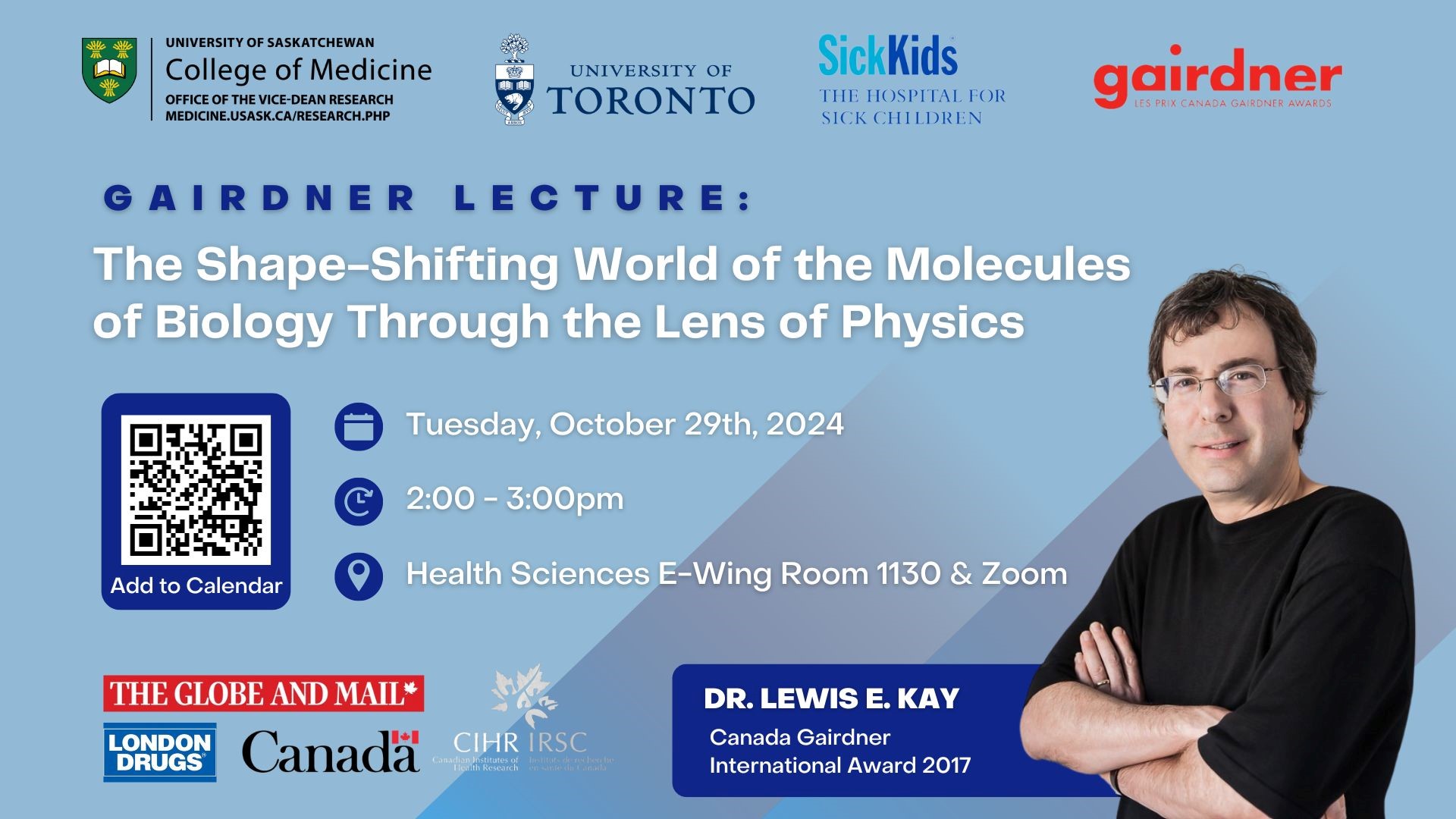 2024 Gairdner Lecture - College of Medicine | University of Saskatchewan