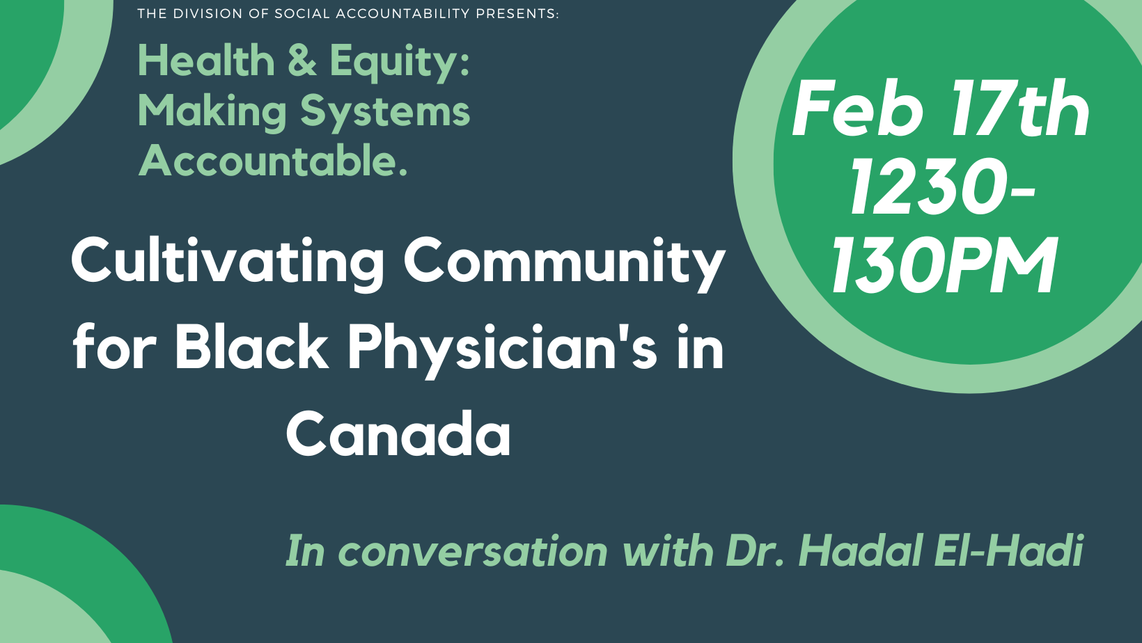 Black History Month - Division of Social Accountability - College of ...